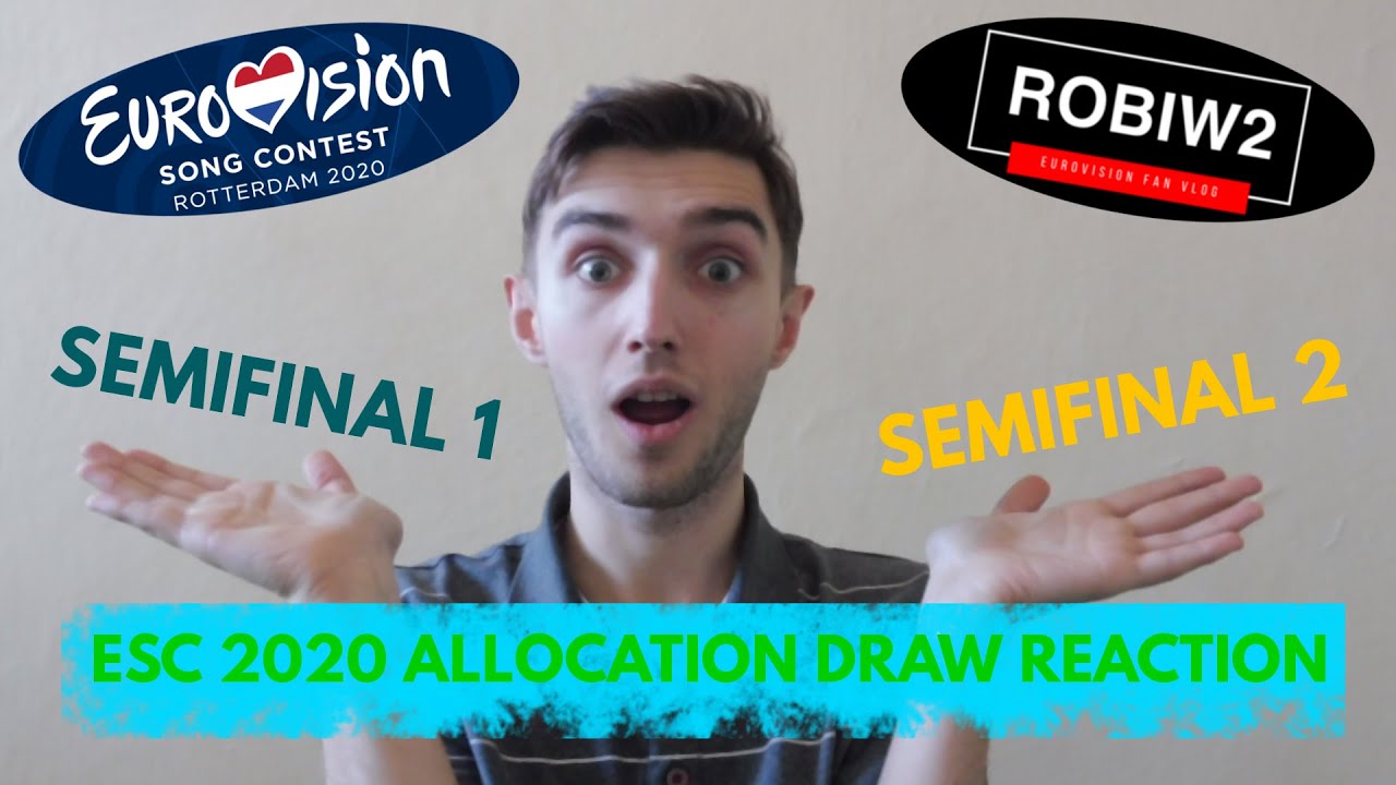 [REACTION] ESC 2020 Allocation Draw - YouTube