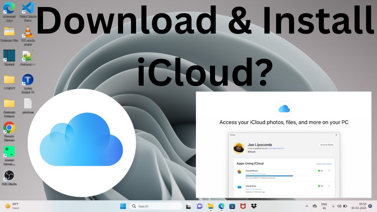 How to Download & Install iCloud Drive in Windows 11? - YouTube