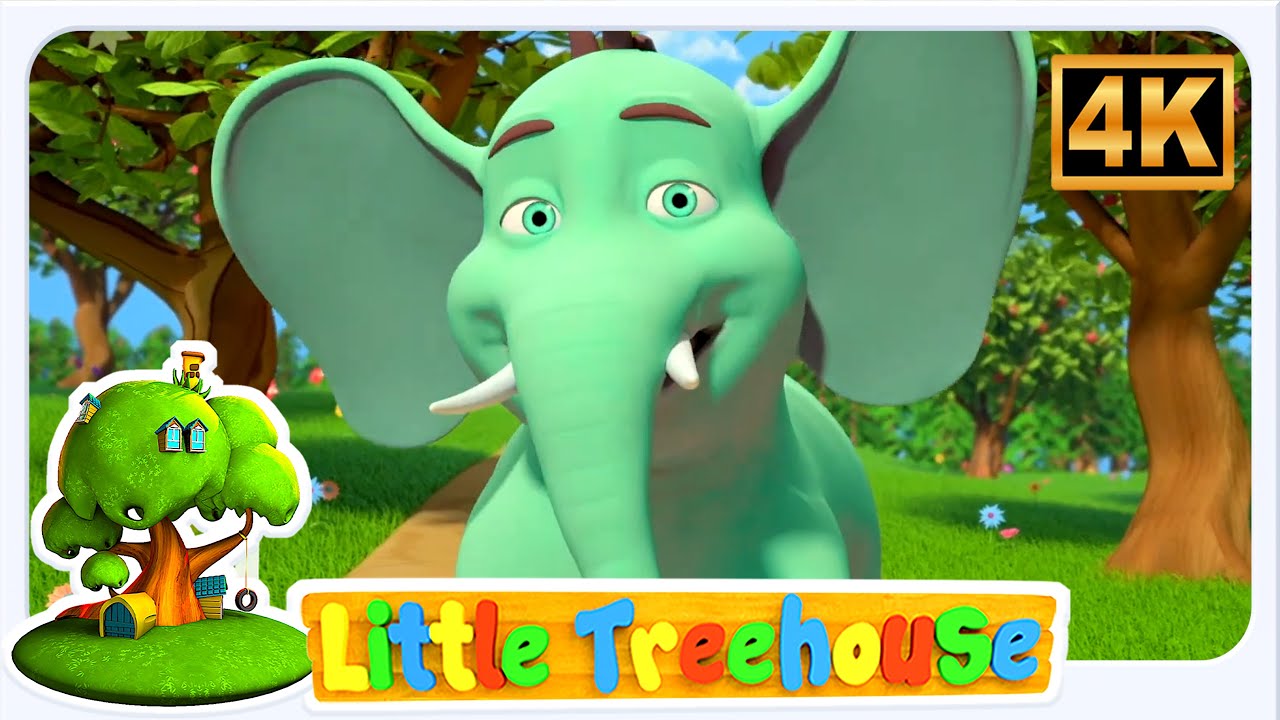 Happy Elephant Song - Nursery Rhyme And Cartoon Video - YouTube