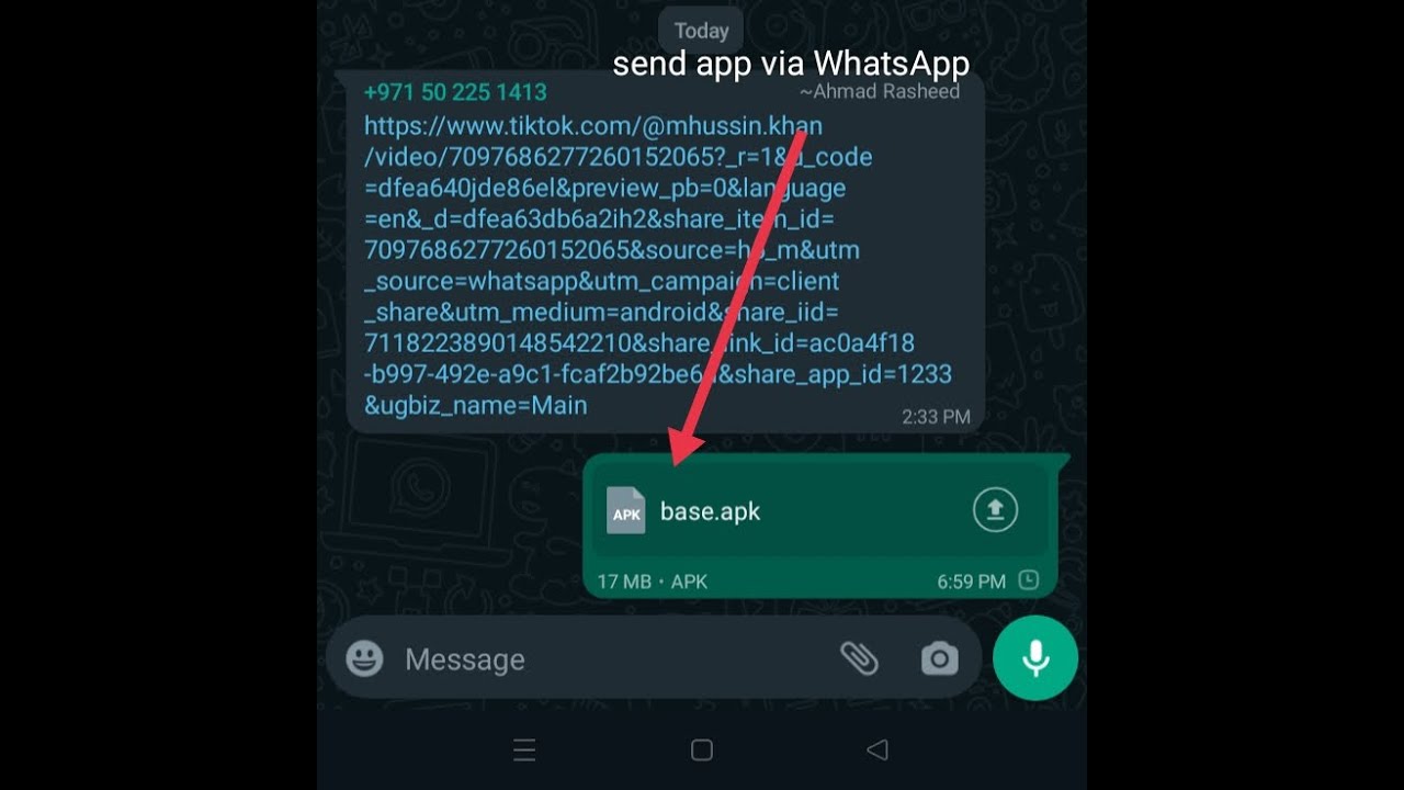 How to send an app through WhatsApp (send app from WhatsApp) - Viki ...