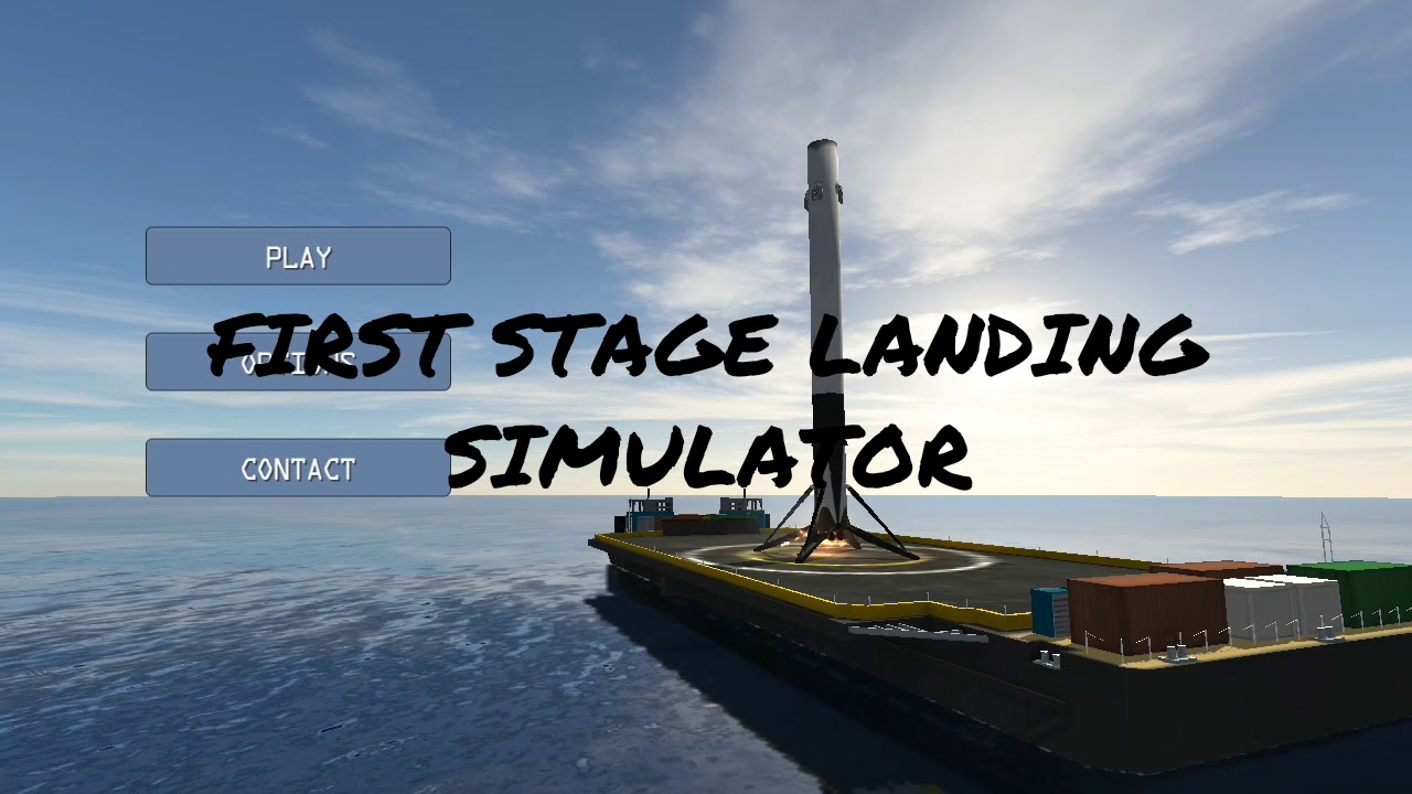 Trying First Stage Landing Simulator | SFS SpaceX - YouTube