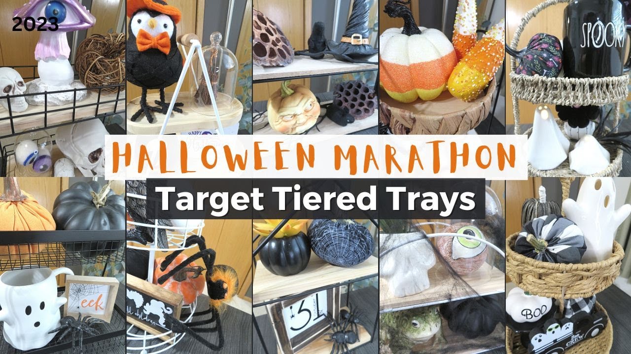 Target Tiered Tray Series || Halloween Marathon || 2023 - YouTube