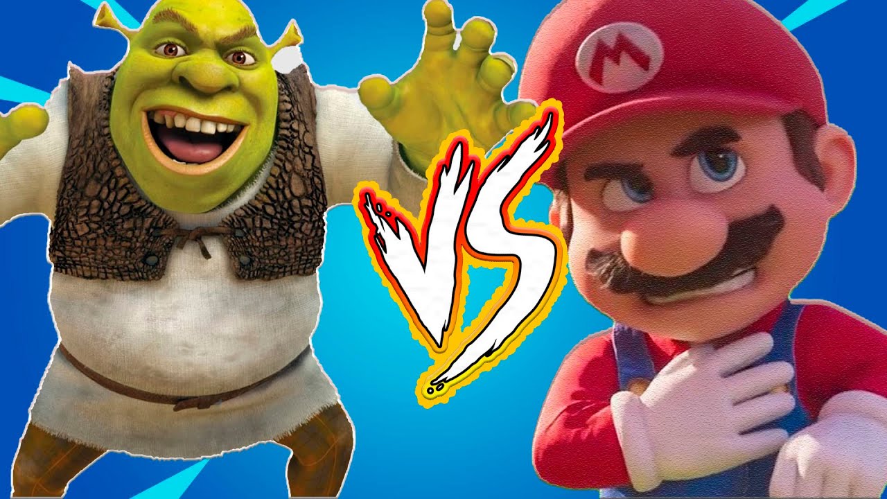 MARIO VS SHREK (EPIC BATTLE) - YouTube