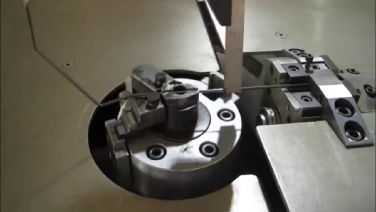 Vinston US 8-600 Hybrid Wire Bender CNC - Wire Forms Sample 07 - YouTube