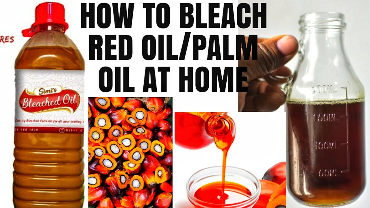 DIY/HOW TO BLEACH PALM OIL/RED OIL FOR SOAP MAKING - YouTube