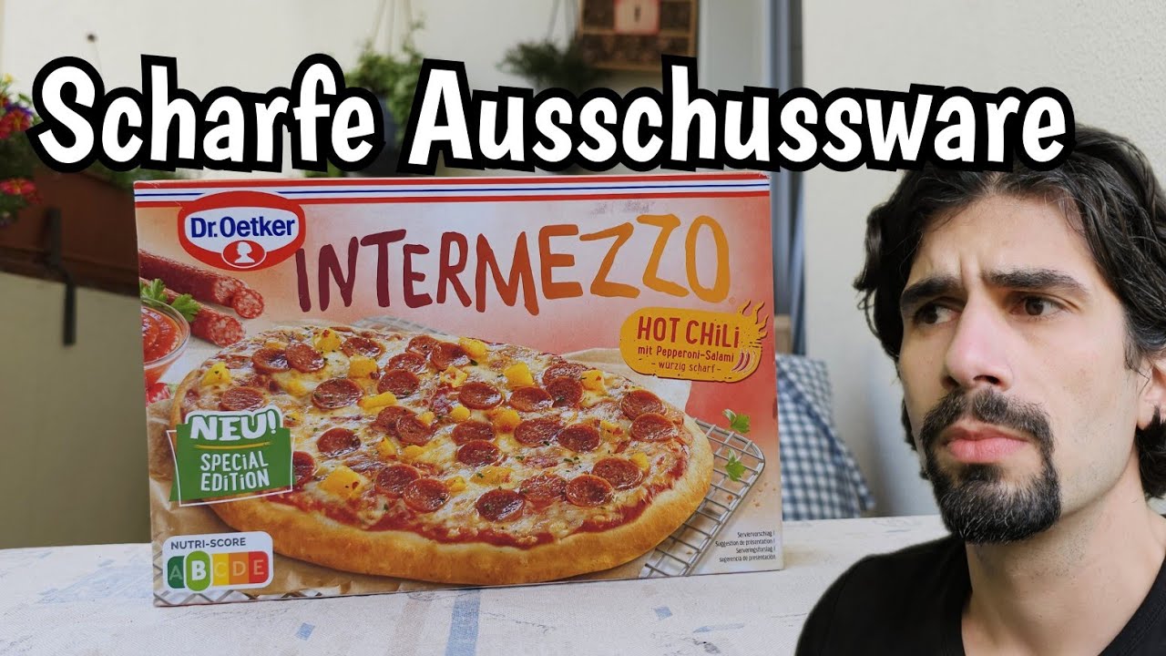 Den neuen Dr. Oetker Intermezzo Pizza Snack Hot Chili probiert - YouTube