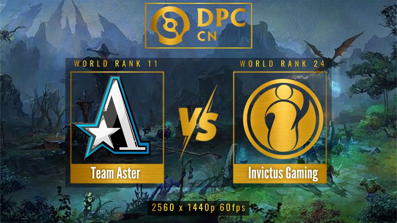 Dota 2 Live: Psg.Lgd vs Aster.Aries / Team Aster vs Invictus Gaming - DPC China 2023 - YouTube
