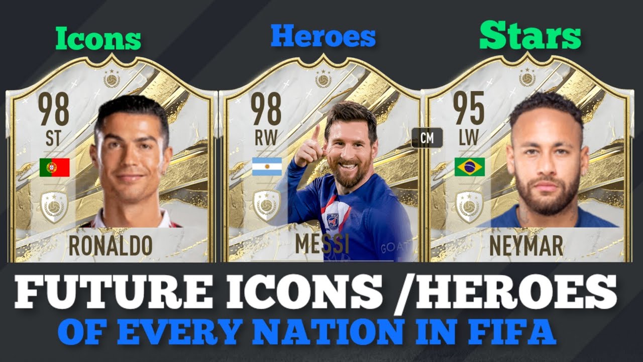 FIFA | FUTURE ICONS/HEROES OF EVERY NATION IN FIFA 🔥😱 FT.MESSI,RONALDO ...