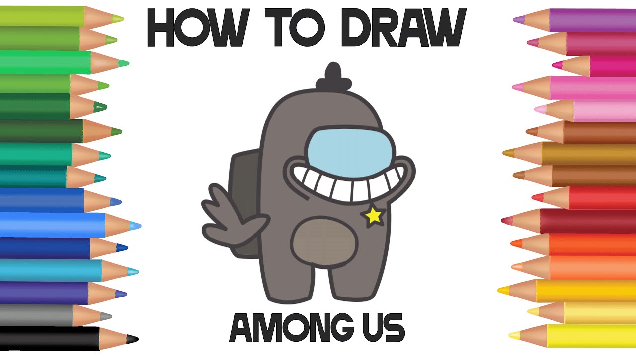 How to DRAW - Among us transformation garten of banban Sheriff Toadster ...