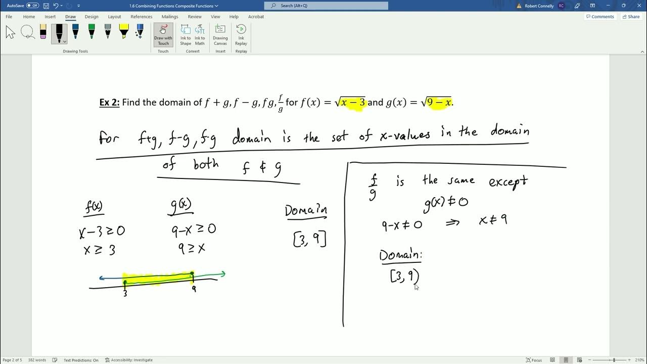 Combining Functions | Composite Functions - YouTube
