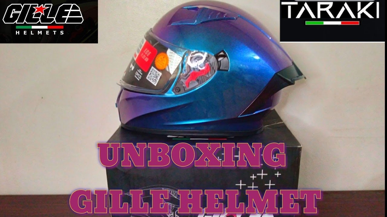 UNBOXING GILLE HELMET CHAMELEON | ANGAS!!! - YouTube