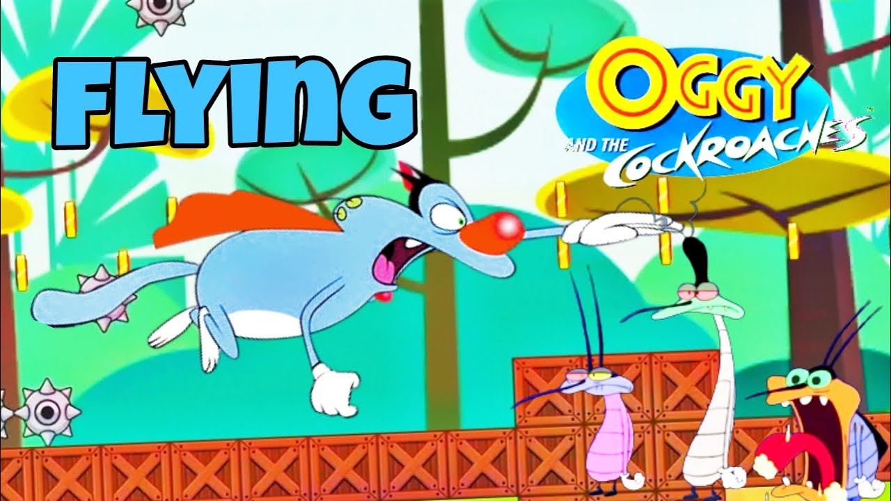 Oggy and the cockroaches 😁 Oggy Play new flying game 😅 Don’t miss the ...