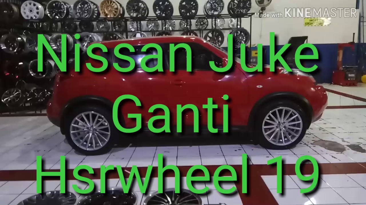 Nissan Juke Ganti Velg RACING HSR WHEEL Ring 19 - YouTube