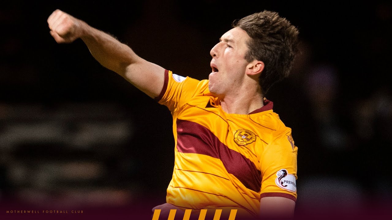 Christopher Long scores his first for Motherwell v Dundee - YouTube