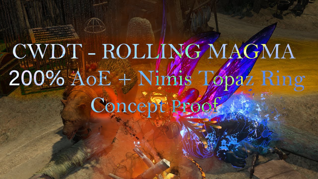 3.21 - CWDT Rolling magma 200%AoE/100%Suppress | Crucible League - YouTube