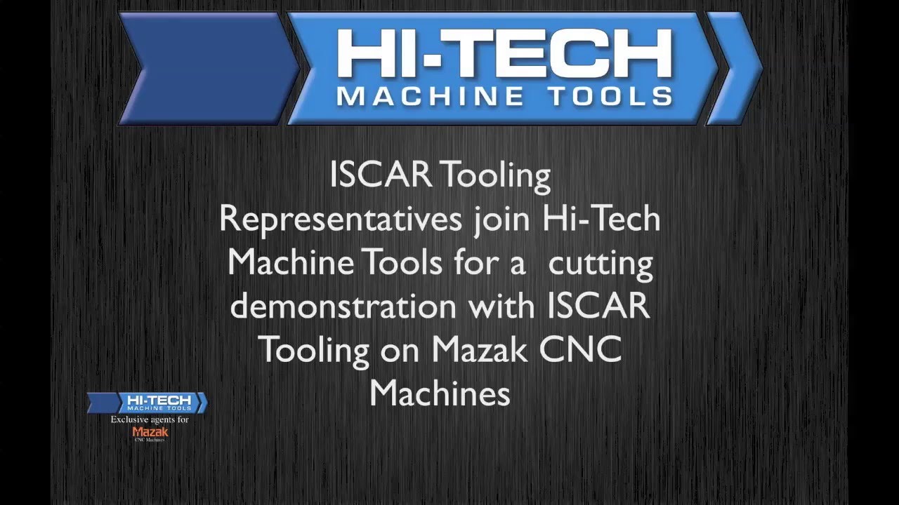 Hi-Tech Machine Tools (ISCAR Demo Day) - YouTube