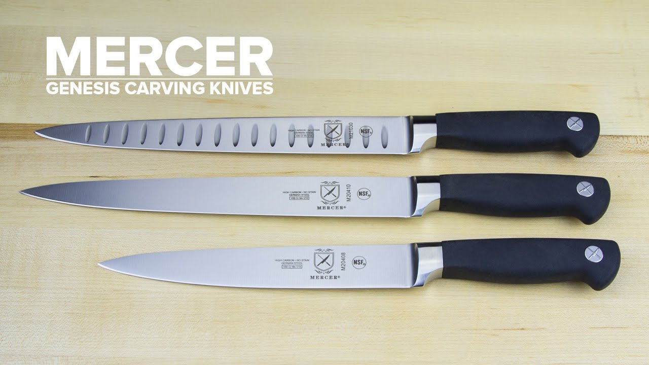 Mercer Genesis Carving Knives - YouTube