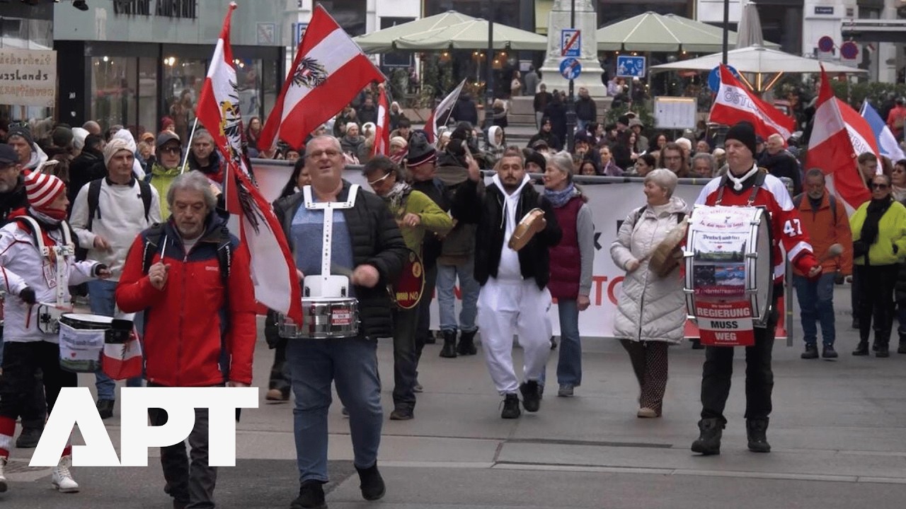 Hundreds March in Vienna Demanding Austrian Neutrality and End to ...