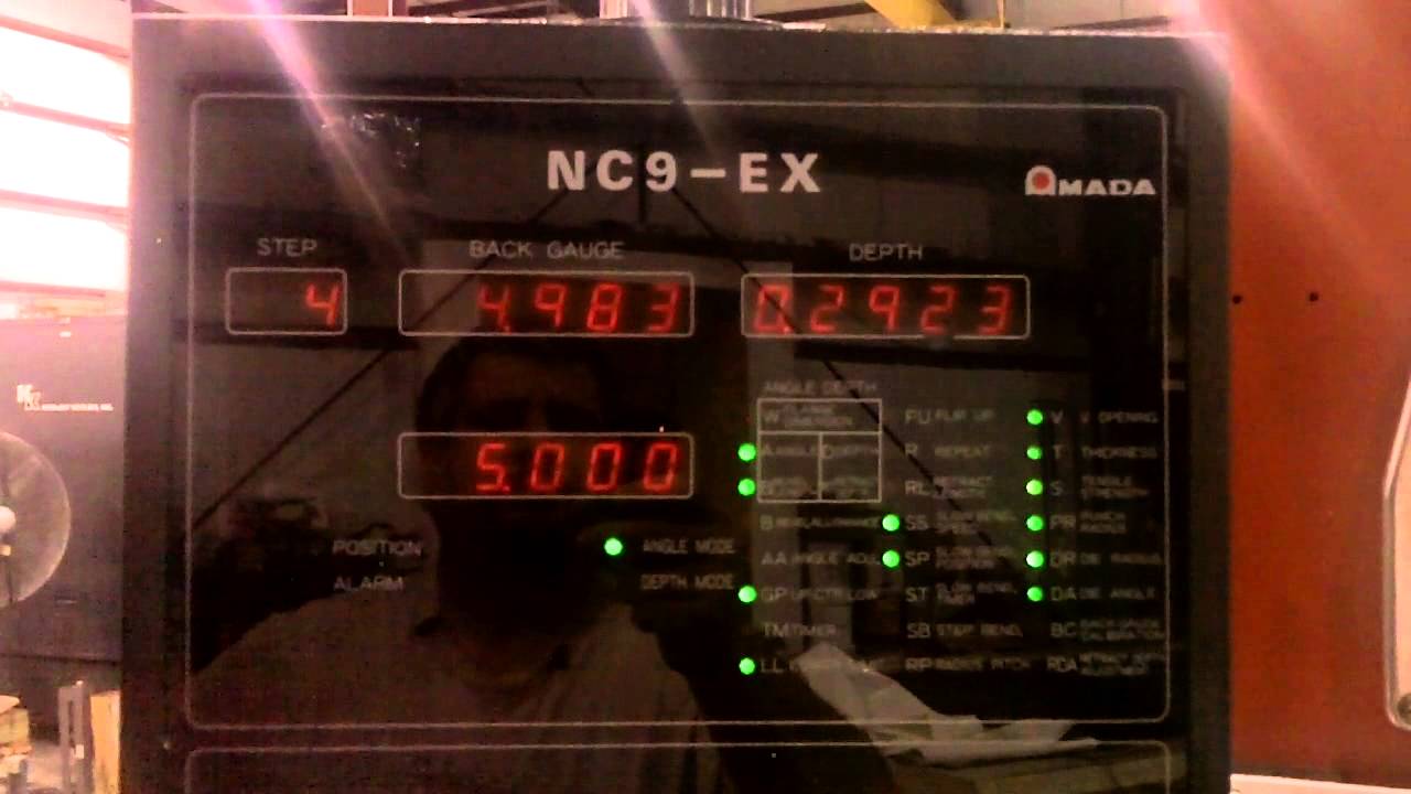 Amada RG50 w/NC9 EX sn 505942 - YouTube