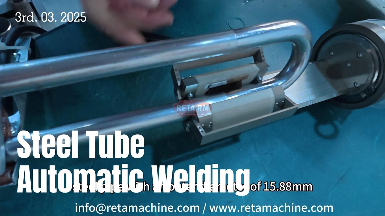 Steel Tube Automatic Welding Machine - YouTube