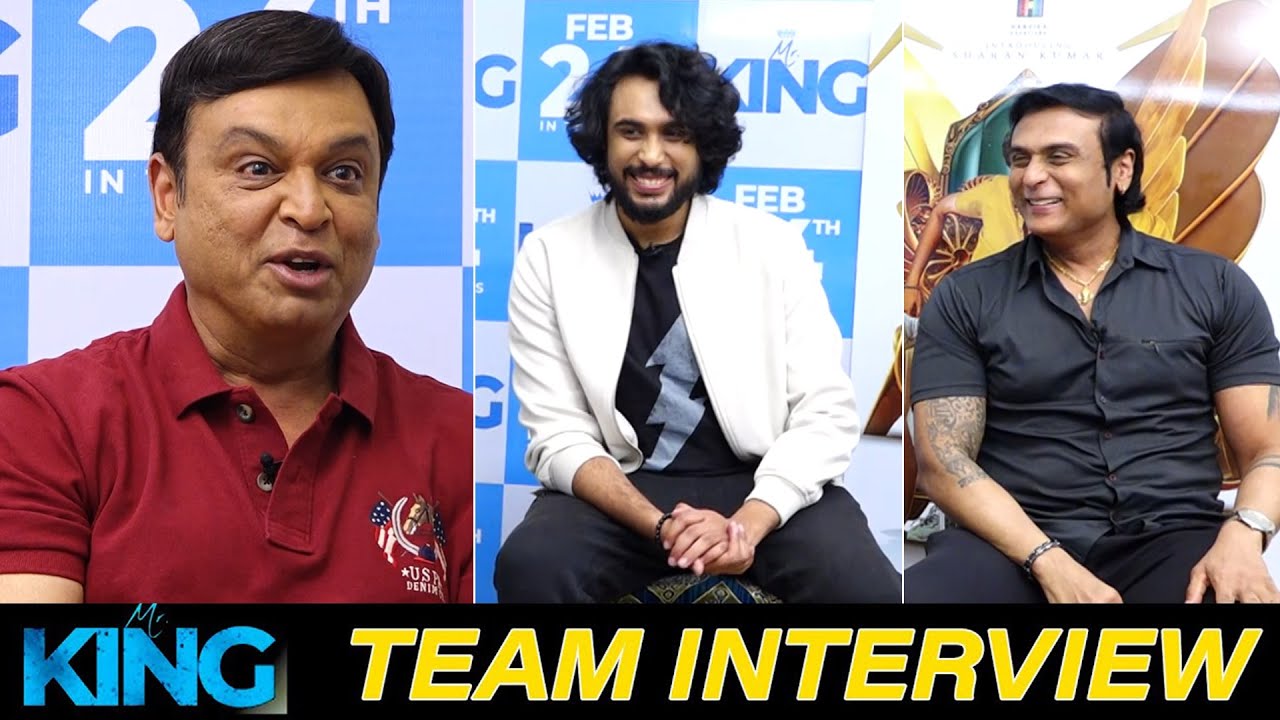 Mr.King movie team Interview by Hero Naresh | Sharan Kumar | Urvi Singh ...