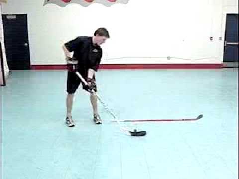 Off-Ice Stick Handling - Stick Flip Drills - YouTube