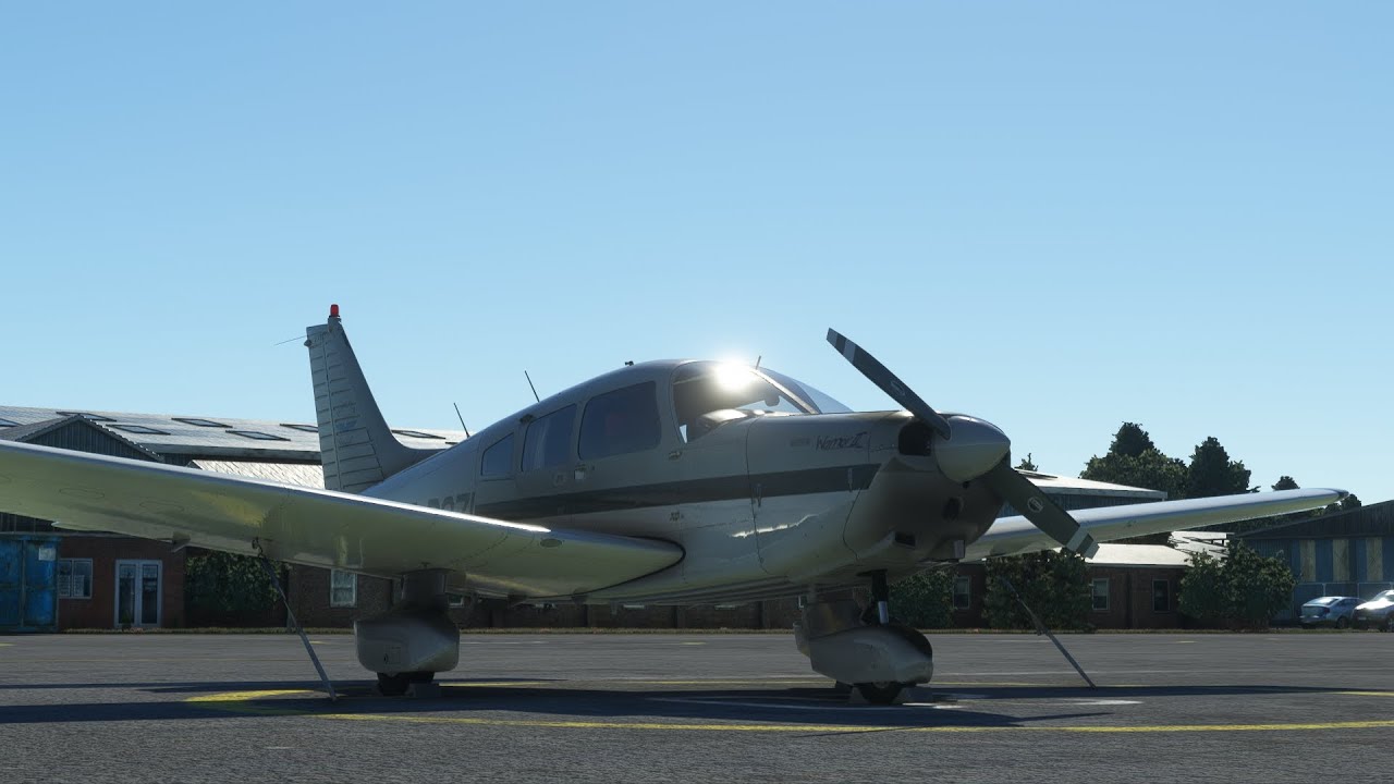 Revisiting the updated JustFlight Piper Warrior II in Microsoft Flight ...