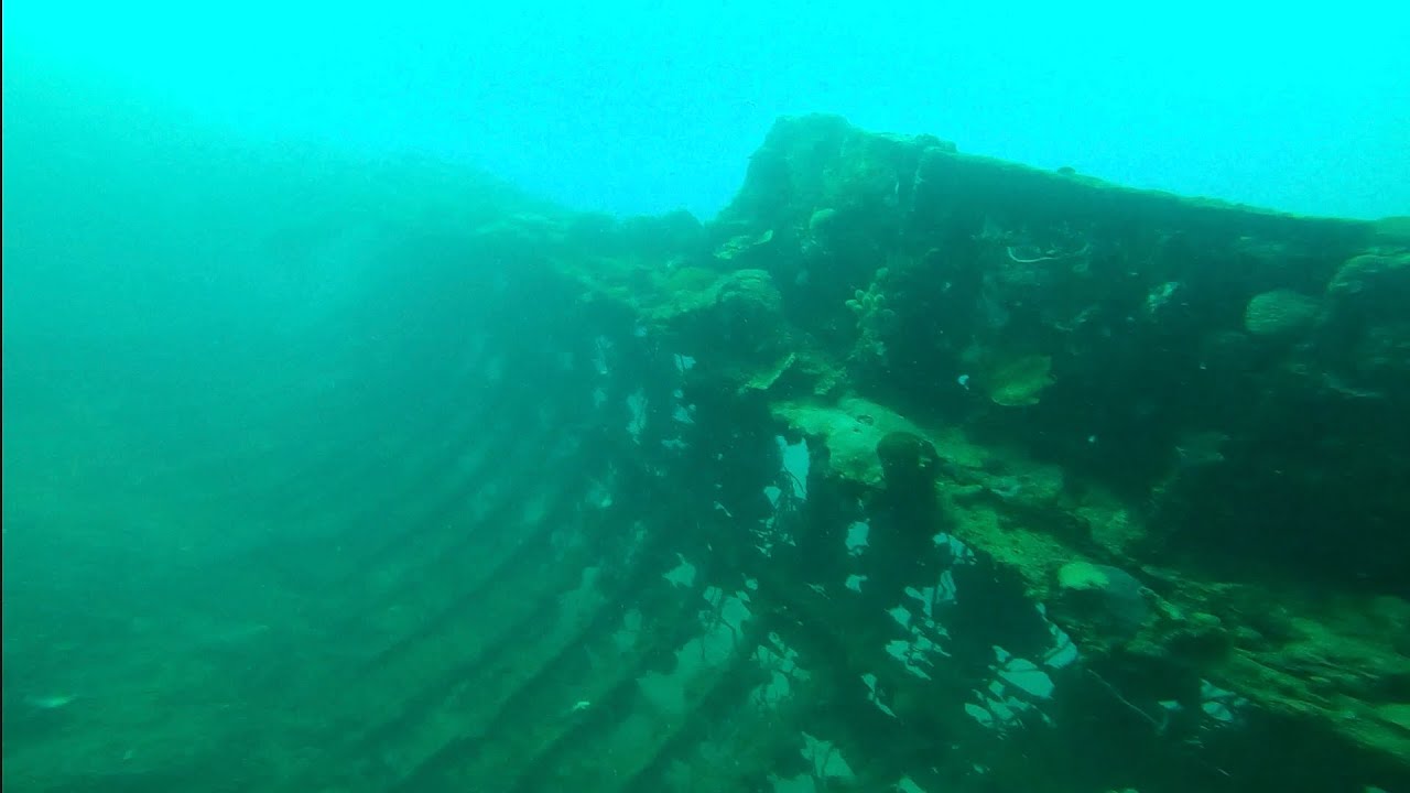 Skeleton Wreck off Coron - YouTube