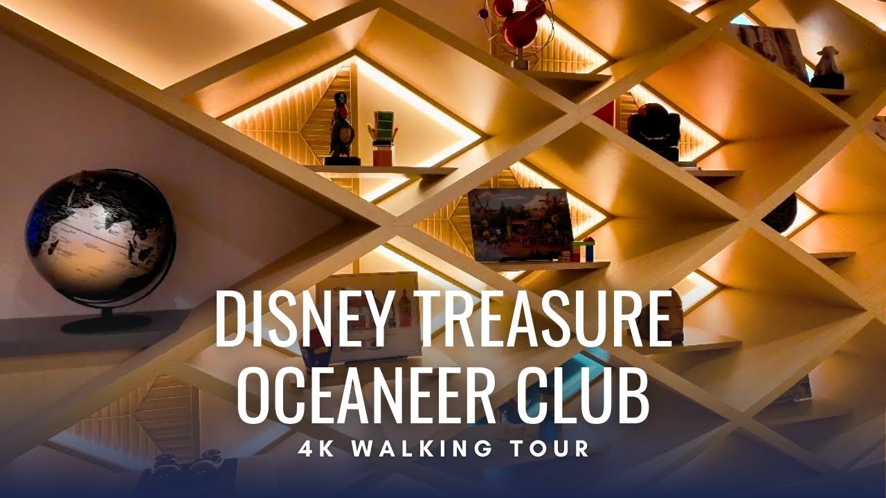 Disney Treasure Oceaneer Club Full 4K POV Tour | 2024 Inaugural Sailing ...
