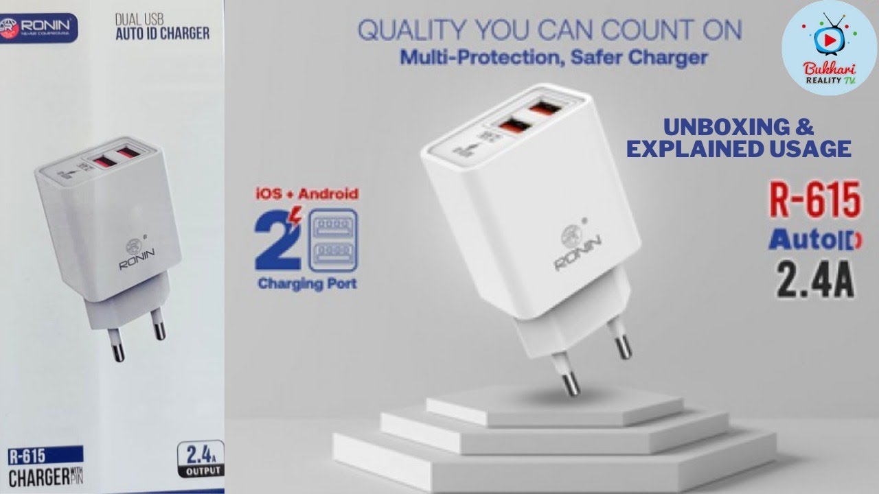 Ronin R-615 Fast Mobile Charger Unboxing & Full Review Price in ...