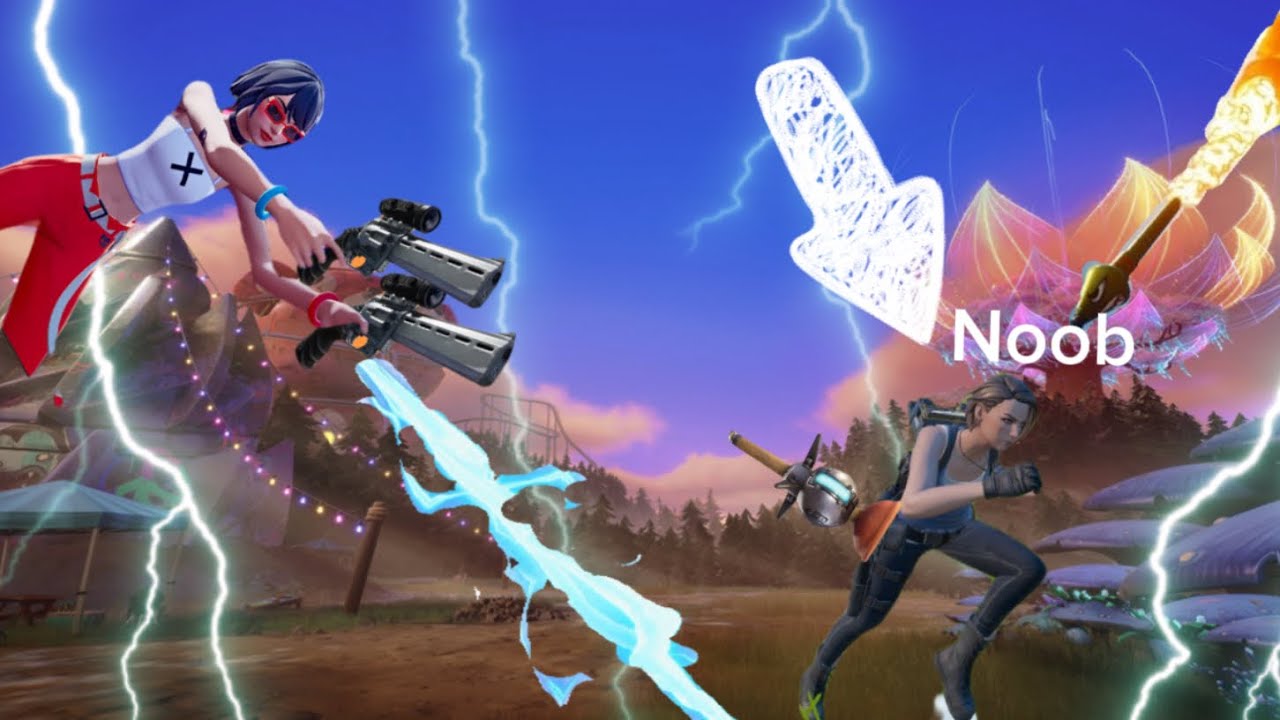Killing a noob in a 1v1 (he started crying) - YouTube