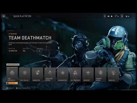 Cod Team Death Match Gameplay - YouTube