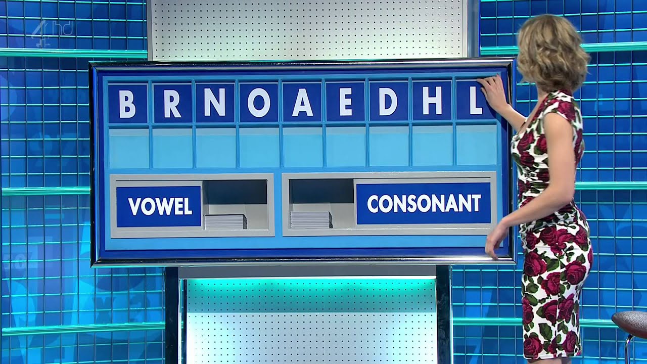 Rachel Riley Countdown tight flower dress 11th April 2014 HD - YouTube