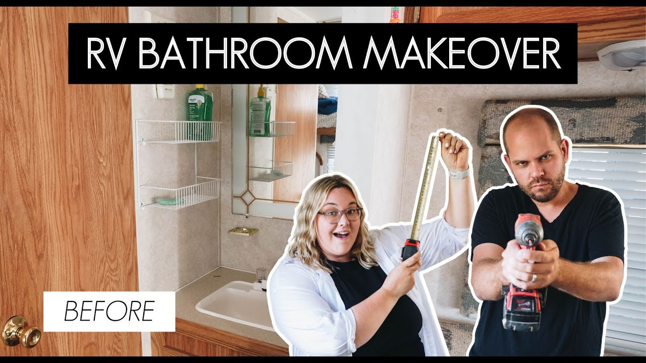 RV Bathroom Remodel | RV shower and vanity renovation | Modern RV ...