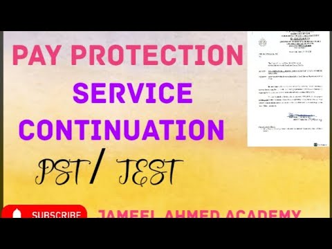 Good News || Pay Protection And Service Continuation Of PSTs JESTs ...