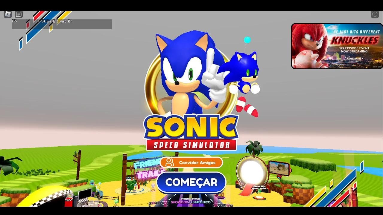Tutorial de como jogar Sonic Speed Simulator (ATUALIZADO 2024) - YouTube