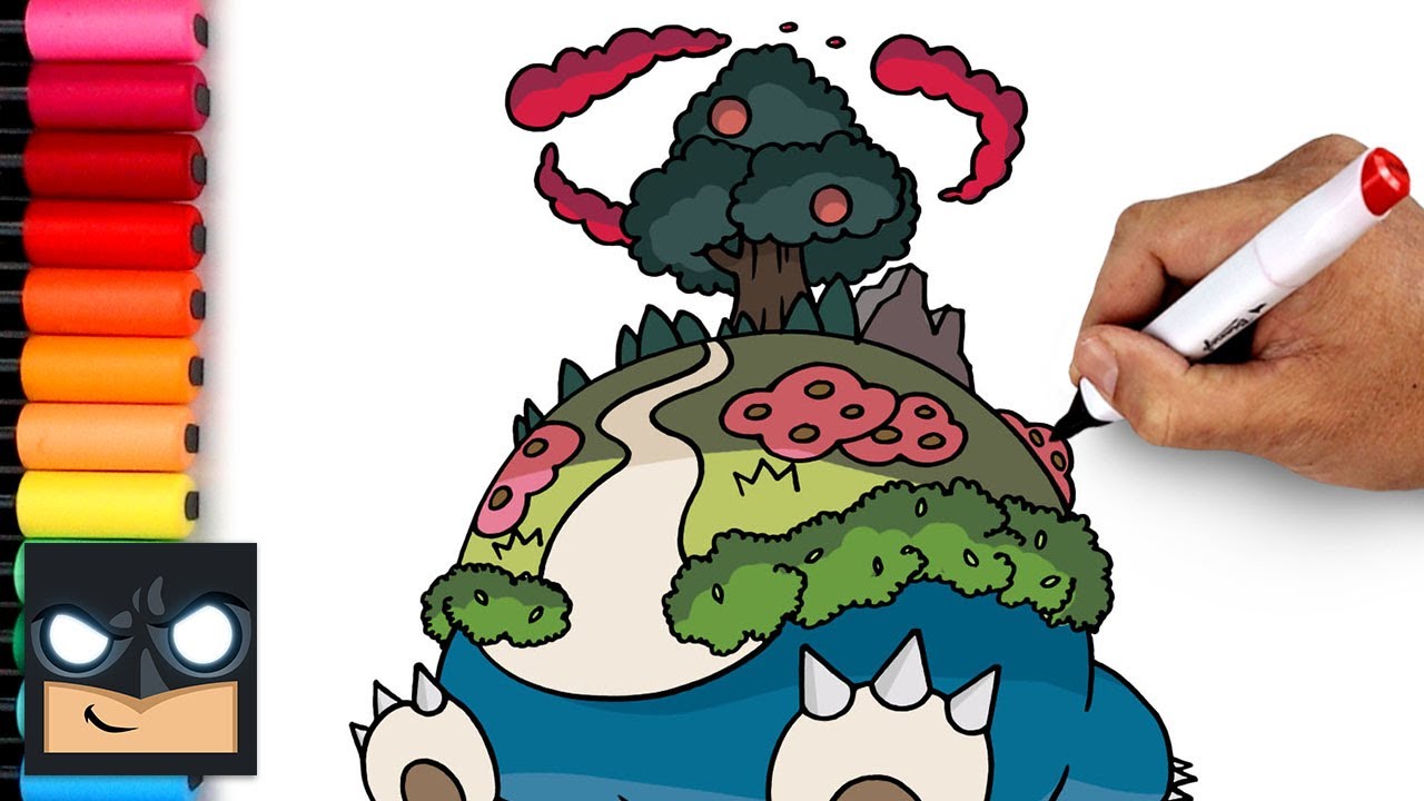 How To Draw GMAX Snorlax | Pokemon - YouTube