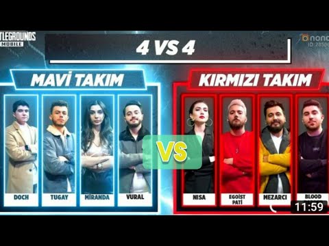 PUBG MOBİLE YILBAŞI ETKİNLİĞİ! w_ Mezarcı,Egoist Pati,Tugay Gök,Doch,Vural Üzül,Nisa,BloodRapper.