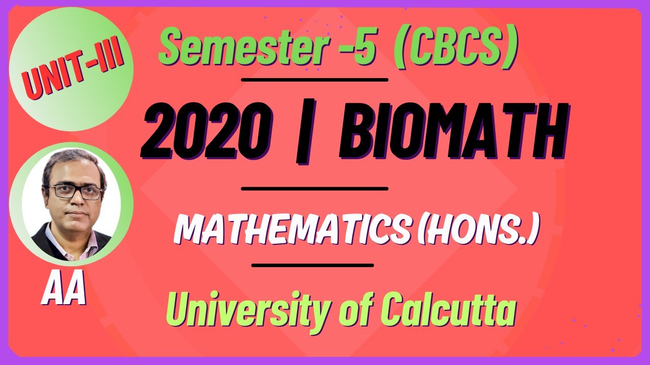 2020 | Unit-3 | Biomath - YouTube