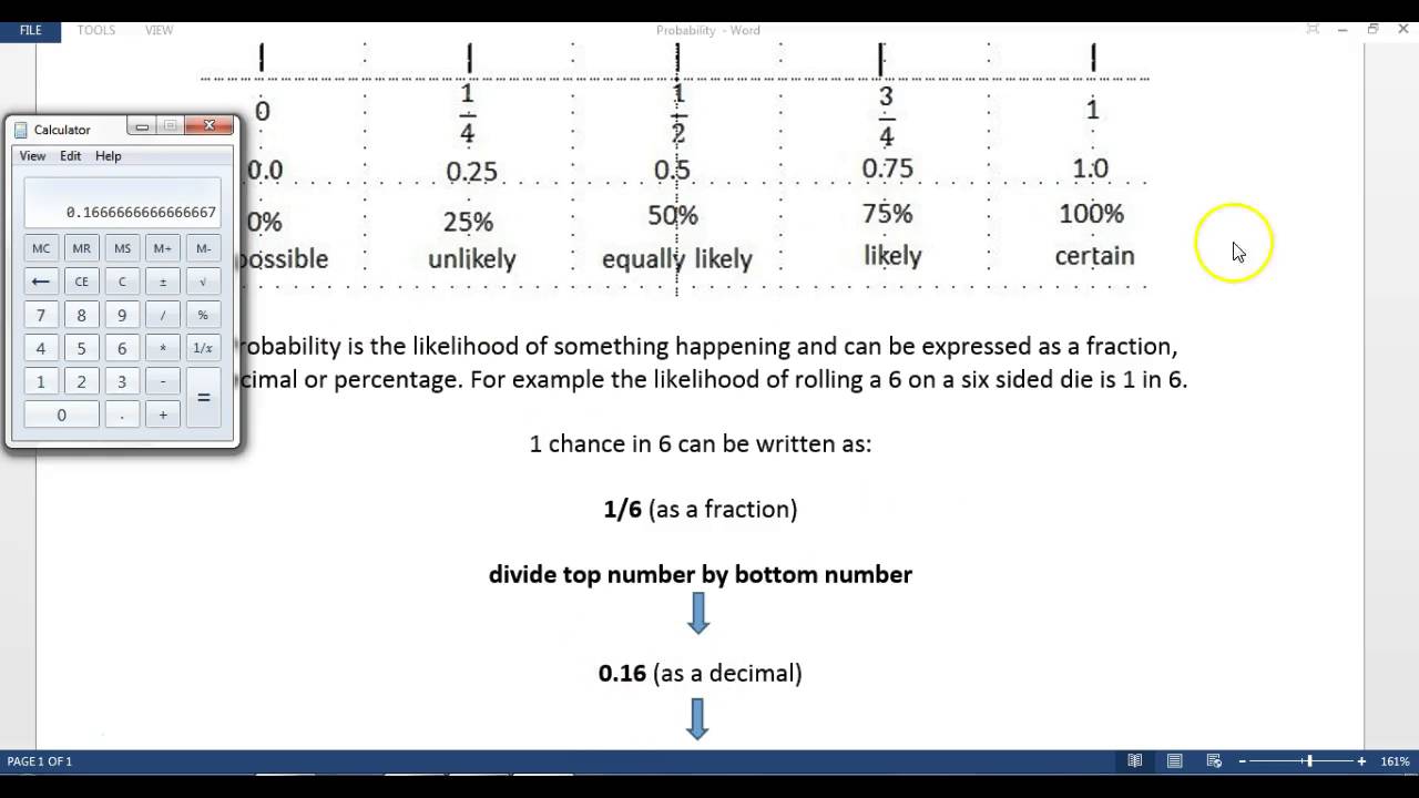 Probability Scales - YouTube