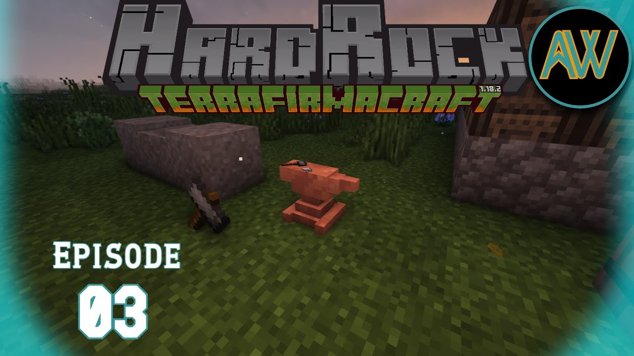 Farming & Prospecting & Anvils, Oh My! - TerrafirmaCraft: Hardrock Ep. 03 - YouTube