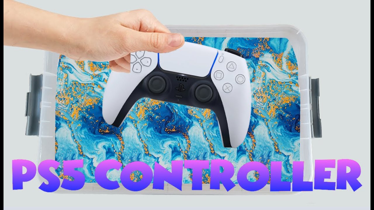 PS5 CONTROLLER Hydro Dipping How to make a Custom PS5 Controller - YouTube