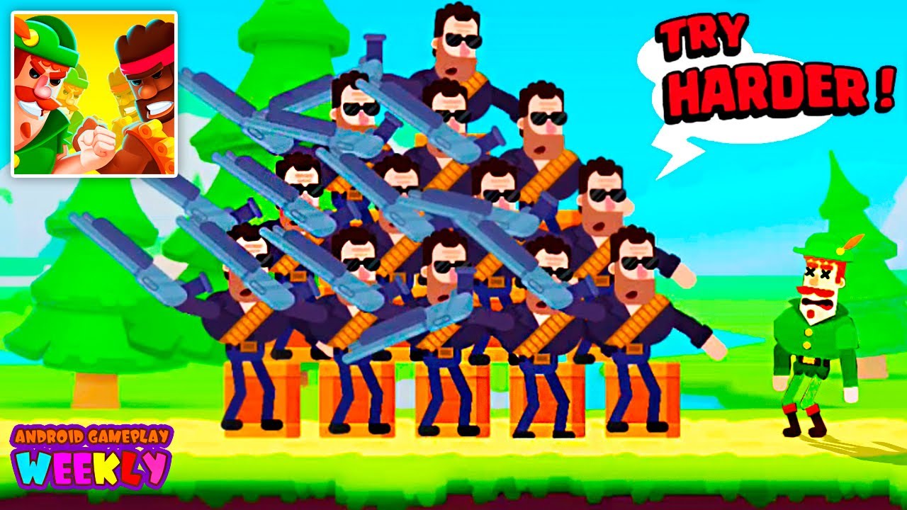 300 Bowmen - Gameplay Walkthrough (Android) T-666, Ron Etienne, Leonidas, Robin - YouTube