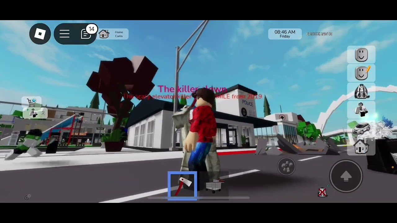 USING SCARY ELEVATOR KILLER MUSICS ON BROOKHAVEN - Avatar creater - YouTube
