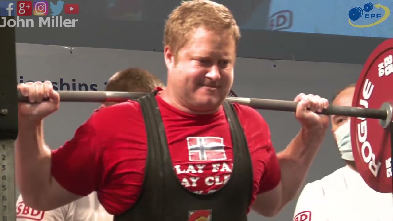 Per Marius Hole - 6th Place 895kg Total - 120kg Class 2021 EPF Equipped ...