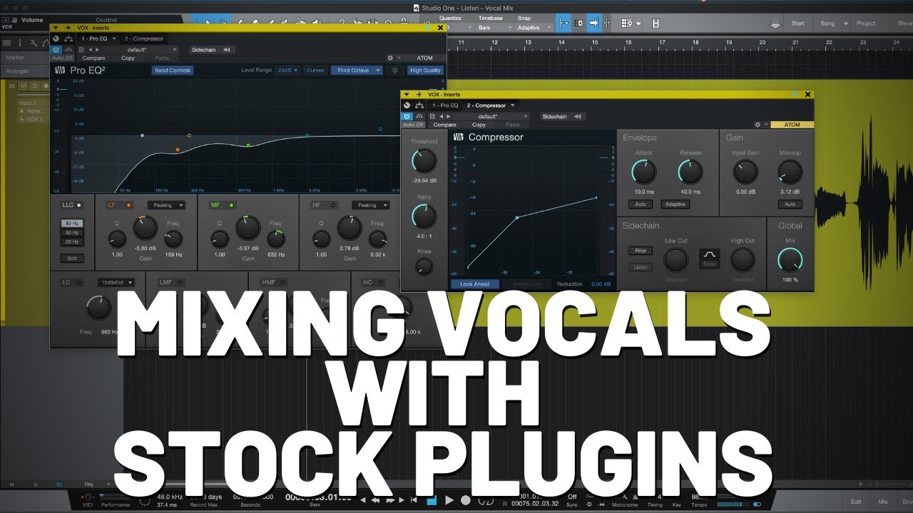 Mixing Vocals with Stock Plugins - YouTube