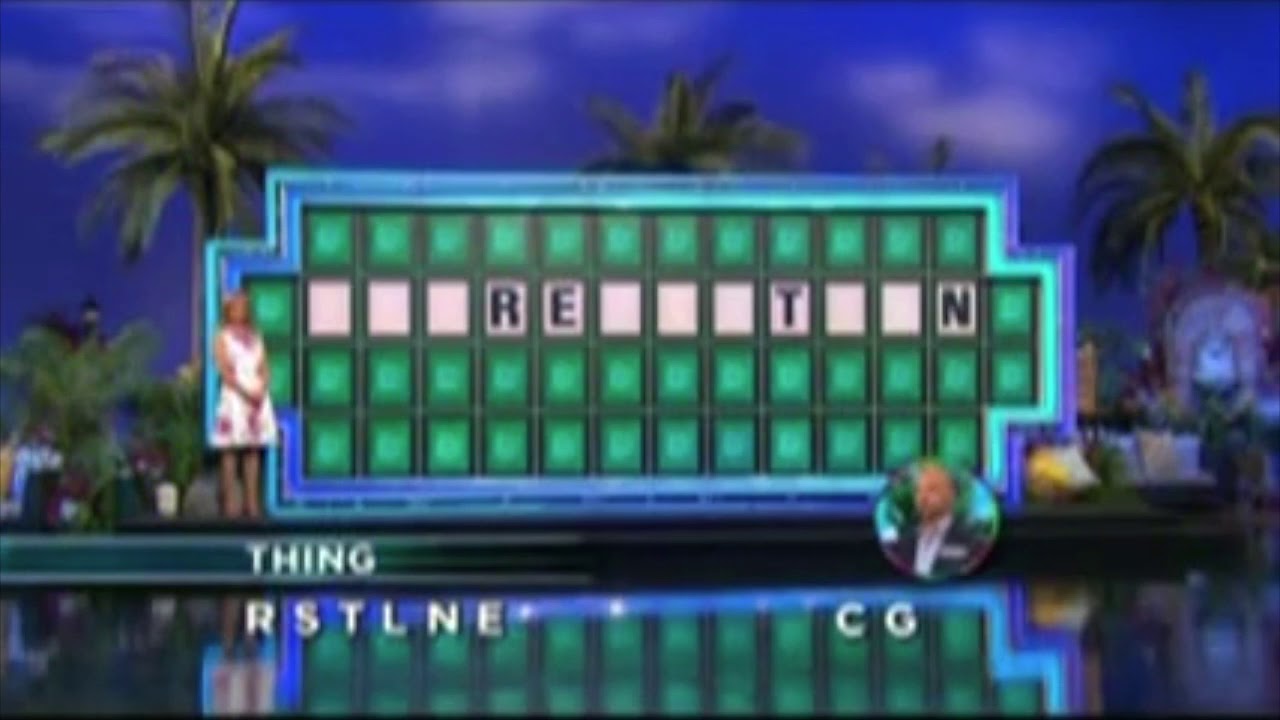 Wheel of Fortune Season 37 Episode 8 Bonus Round - YouTube