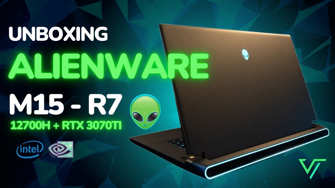 UNBOXING DO NOVO ALIENWARE M15 R7 - i7 12700H + RTX 3070 TI + TELA ...