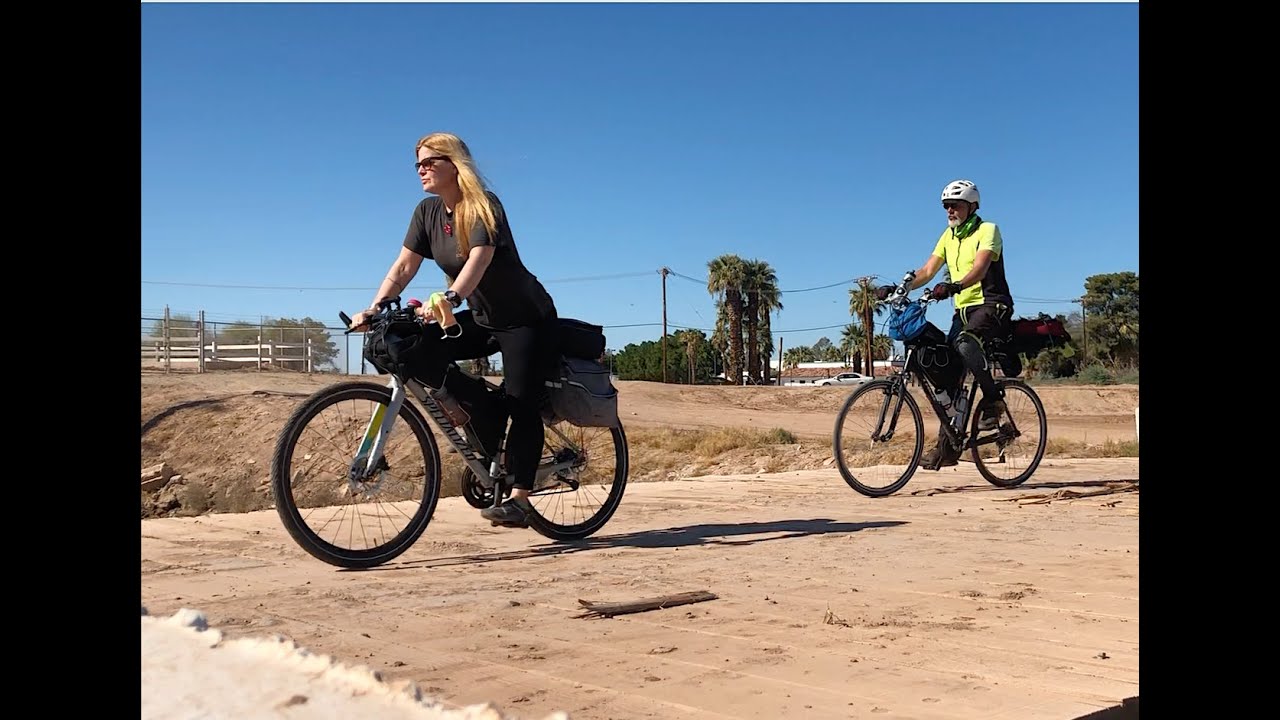 Bicycle trip Yuma, AZ to Joshua Tree National Park - YouTube