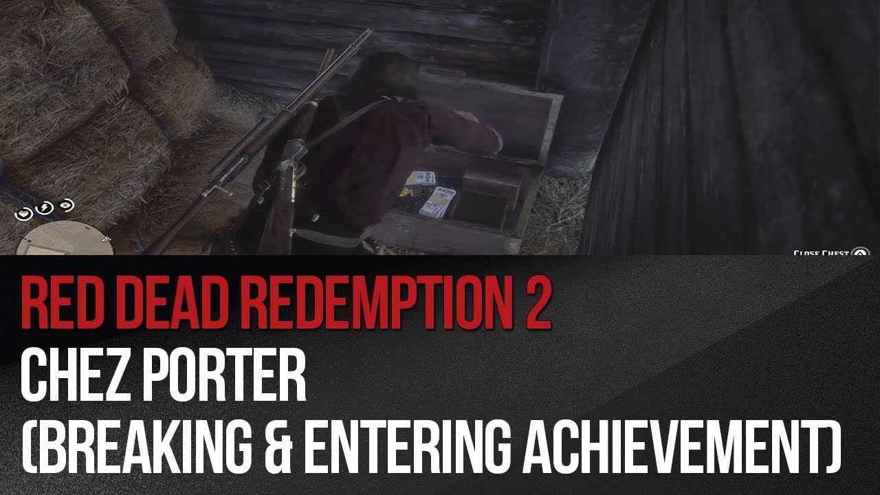 Red Dead Redemption 2 - Chez Porter (Breaking & Entering achievement ...